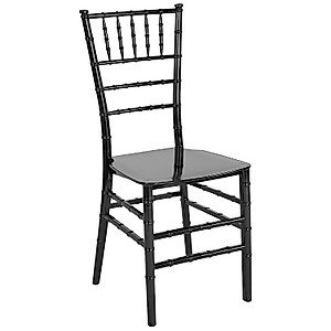 Flash Furniture 2 Pk. HERCULES Series Mahogany Resin Stacking Chiavari Chair