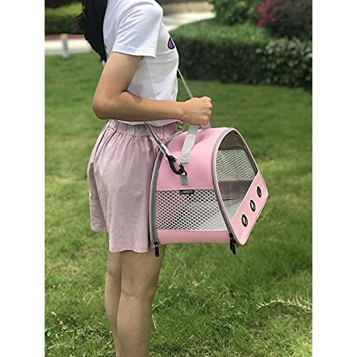 Guinea Pig Carrier, Small Animal Bird Rabbit Turtle Carrier Bag, African Hedgehog Portable Travel Carrier Outdoor Hangbag, Bird Rabbit Guinea Pig Squirrel Carrier