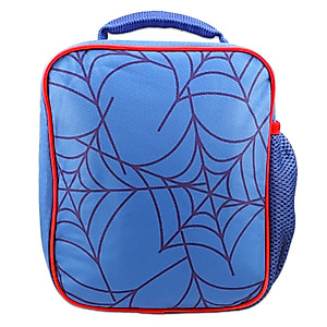 Spiderman Backpack and Lunch Box for Boys Set - Spiderman Backpack for Boys 7-8 Bundle with Backpack, Spiderman Lunch Bag, Water Bottle, Stickers, More | Spiderman Backpack Kids