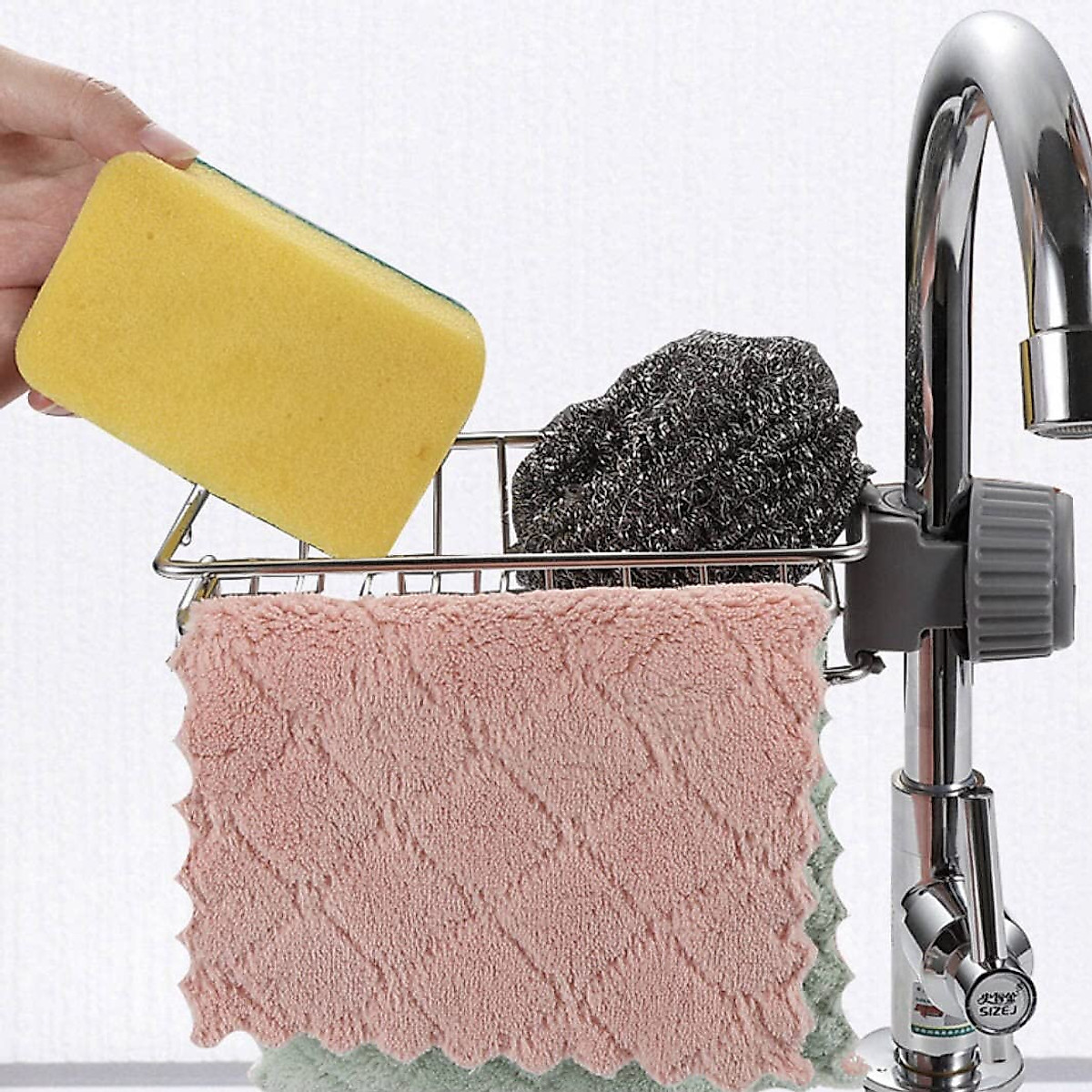 Kitchen rack Faucet rack Sink rack Soap holder Sponge drainer Faucet tray Faucet cabinet Kitchen shelf Kitchen storage Kitchen caddy Faucet storage Dish drainer Faucet holder Faucet shelf Sink