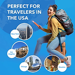 OREI Europe to US Plug Adapter, Grounded European to USA Adapter, American Outlet Plug Adapter, EU to US Adapter, Europe to USA Travel Plug Converter (3 Pack) GP-95