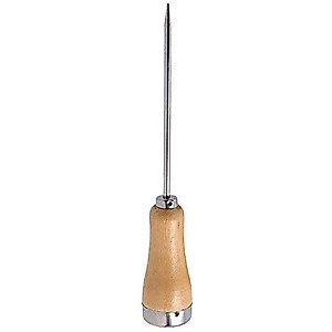 ESKONI Stainless Steel Ice Pick Punch Kitchen Tool Wooden Handle Metal Cover