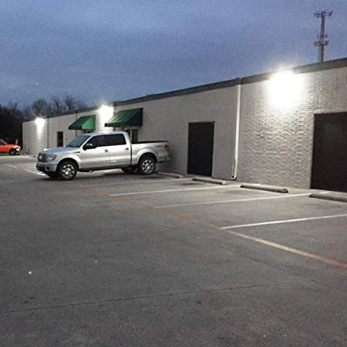 4Pack 100W LED Wall Pack Light, 12000LM Dusk to Dawn Light, Daylight 5000K with Photocell, IP65 Waterproof Outdoor Commercial LED Security Light, 600-800W HPS/MH Replacement, 120V (100w-4pk-new)