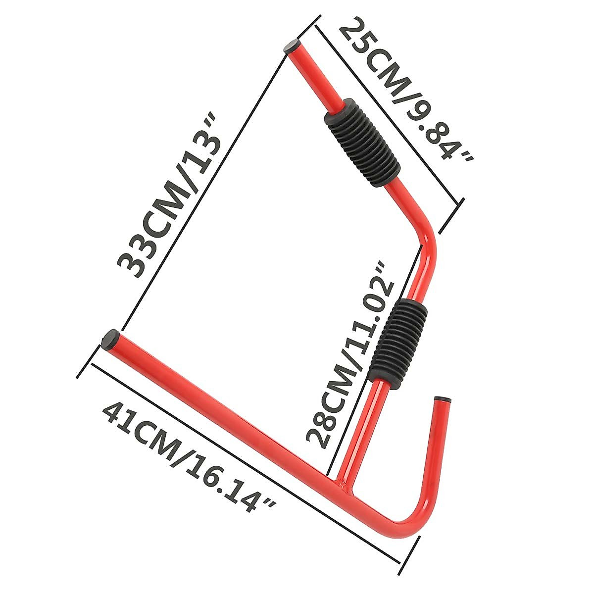 TC-HOME Kayak Rack Wall Mounted 2 Pairs Storage Rack for Indoor Outdoor Garage Folding Kayak Ladder