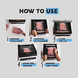 Avid Armor - Chamber Vacuum Sealer Machine USV1 Ultra SeriesONE, Food Sealer for Wet Foods, Meat Sealers, Packing Machine, Compact Vacuum Chamber Sealer with 10-Inch Vacuum Sealer Bar