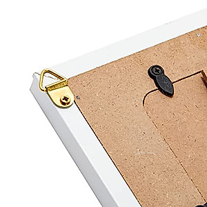 Juvale Baby Sonogram Picture Frame for 4 x 3 Ultrasound Photo, First Selfie (7 x 6.5 In, White)