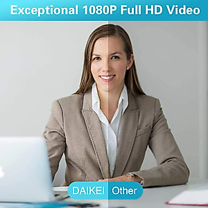 ZIQIAN HD Webcam 1080P Webcam,Live Streaming Web Camera with Stereo Microphone, Desktop or Laptop USB Webcam with 100 Degree View Angle for Conferencing, Streaming, Gaming.Video Calling (N5 Webcam)