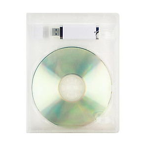 Flash Pac® USB Flash Drive + Disc Case Super Clear - 25 Pack