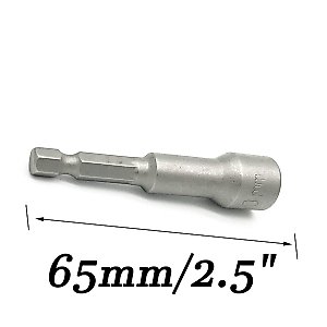 XMHF 10mm Nut Driver Bit Socket Adapter Hex Shank Extension Drill Bit Hex Bit Magnetic 10Pcs