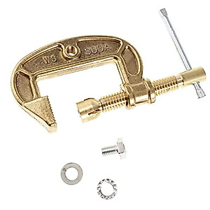 Almencla Welder Ground -Style, Heavy Duty Copper Welding Earth Clamping for Welder Machine