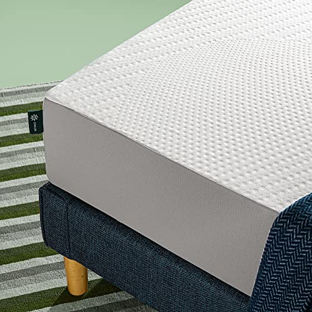 ZINUS Cooling Essential Memory Foam Mattress, Full, White