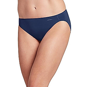 Jockey Women's Underwear No Panty Line Promise Tactel Hi Cut, Just Past Midnight, 6