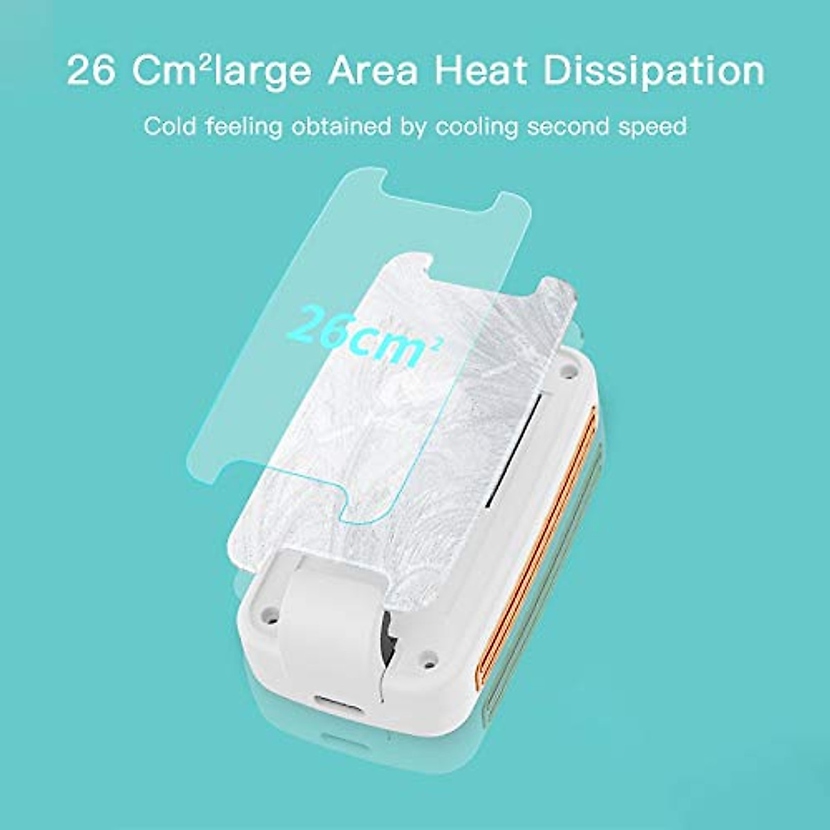 TJLSS Mobile Phone Cooling and Freezing Semiconductor Radiator Fan Handle Mobile Phone Cooler Phones Telecommunications (Color : D)