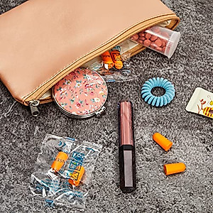 100-Pairs of Soft Foam Ear Plugs Individually Wrapped for Sleeping, Noise-Canceling, Disposable, Bulk Set for Concert, Music Festival, Sleep (Orange, 0.5x0.95 in)