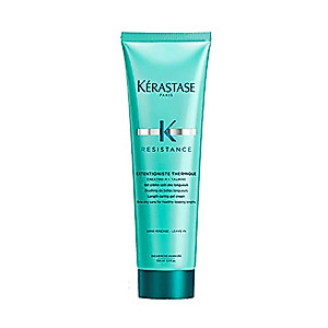 KERASTASE Resistance Extentioniste Thermique Blow Dry Primer | Blow Dry Gel for Healthy Hair Lengths | Seals Split Ends | Heat Protectant | Formulated with Ceramides | 5.1 Fl Oz