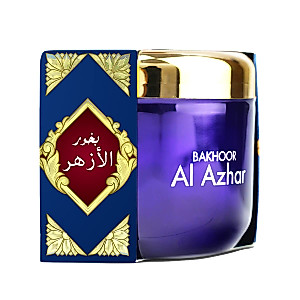 HAMIDI BAKHOOR AL AZHAR 70 GRAM Incense Fragrance For Home Use with Incense Burner or Mabkhara (Not Included) Natural Hand Dipped Beat Wood Scent