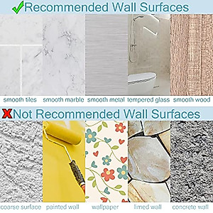 STARICH Shower Shelf for inside Shower, Shower Shelf Corner, Shower Corner Caddy, Adhesive Shower Caddy, Shower Wall Caddy, Stainless Steel Shower Caddy Suction No Drill Bathroom Storage 2 Pack Silver