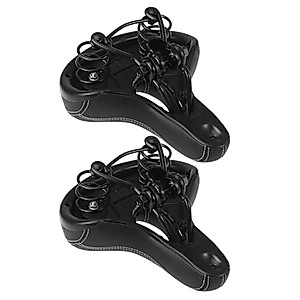 Toddmomy 2PCS exercie Bikes bicicletas para Hombres Bicycle for Men Men's Bicycle Cushion Suspension Saddle Cycle seat MTB Saddle pad Replace car seat Electric Bicycle Soft Bike Man Cruiser