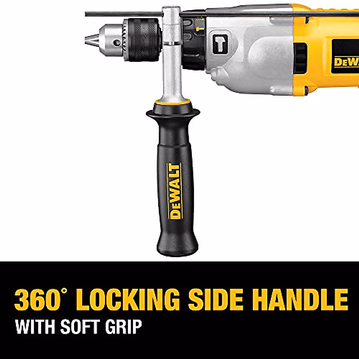 DEWALT Hammer Drill Kit, 1/2-Inch, 10-Amp, Pistol Grip (DWD520K )