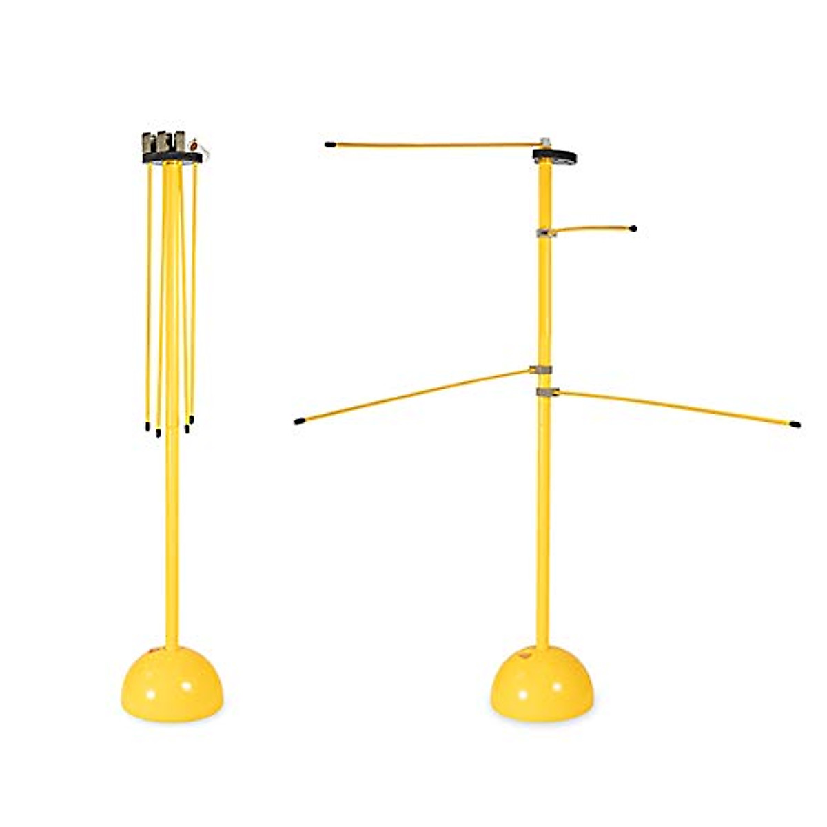 Retyion Kids Basketball Training Equipment Dribble Stick Adjustable Height Basketball Dribble Trainer for Indoor Outdoor