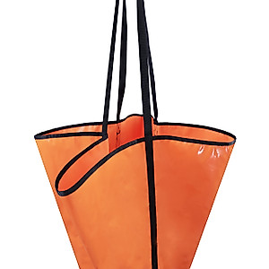 BLUEWING 32in Sea Anchor Drift Sock 840D Nylon Parachute Fishing Drogue for Marine Boat/Jet Ski/Sail, Orange