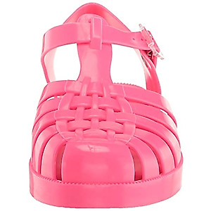 Mini Melissa Girls Flat Sandals, Pink, 7 Toddler
