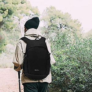 SDELABSub Tennis Sports Bag Backpack for Men Women,25L Lightweight Outdoor Sports Outfitted Backpack with Shoe Compartment for Badminton,Gym,Pickleball Bag or Excursion Camping