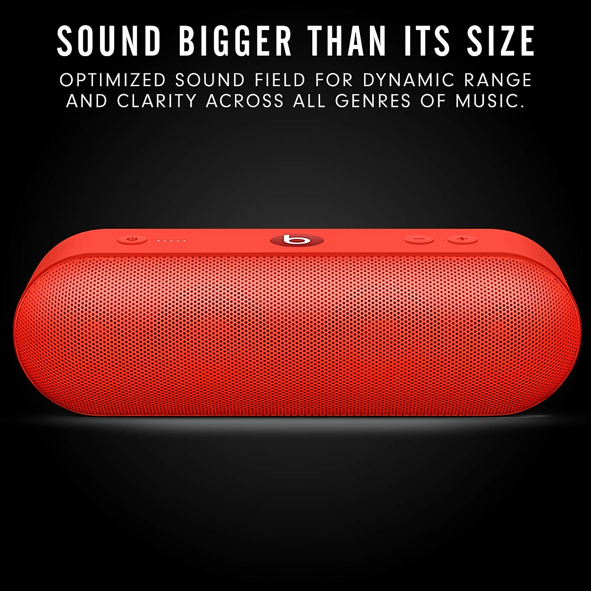 Beats Pill+ Portable Wireless Speaker - Stereo Bluetooth, 12 Hours of Listening Time, Microphone for Phone Calls - (Product) RED
