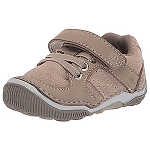 Stride Rite Kids SRTech Wes Casual Sneaker, Taupe, 6.5 Wide US Unisex Toddler