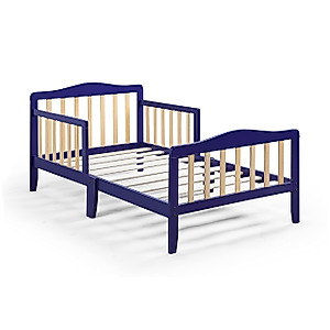 Olive and Opie Twain Toddler Bed in White and Black