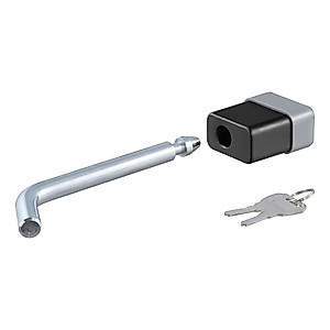 CURT 23020 Trailer Hitch Lock, 1/2-Inch Pin Diameter, Fits 1-1/4-Inch Receiver