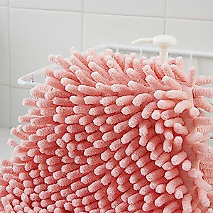 4 Pack Cute Chenille Soft Hanging Hand Towels Funny Owl Penguin Absorbent Thick Kitchen＆Bathroom Towel