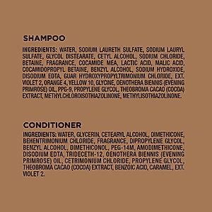 John Frieda Midnight Brunette Visibly Deeper Shampoo and Conditioner Set with Evening Primrose Oil and Cocoa for Color-Treated Hair (8.3 oz, Pack of 2)