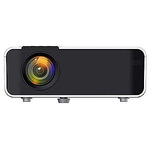Bewinner 1080P LED Portable Projector Indoor/Outdoor Smart 4K Bluetooth WiFi Projector for Home Theater 1280 720 Physical Resolution for Android (US)