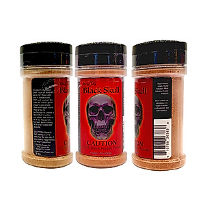 Wicked Tickle Black Skull Smoked Ghost Pepper Powder