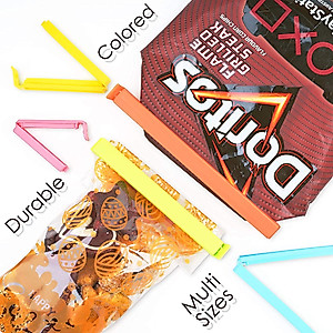 FOIMAS Food Bag Sealing Clips,27pcs Assorted Size Plastic Bag Sealing Clips for Snack Coffee Potato Chip Food Storage Bag