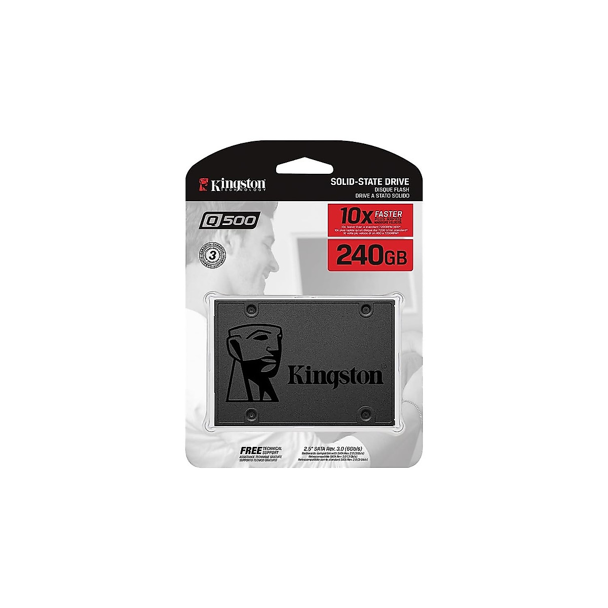 Kingston 240GB Q500 SATA3 2.5 SSD (SQ500S37/240G)