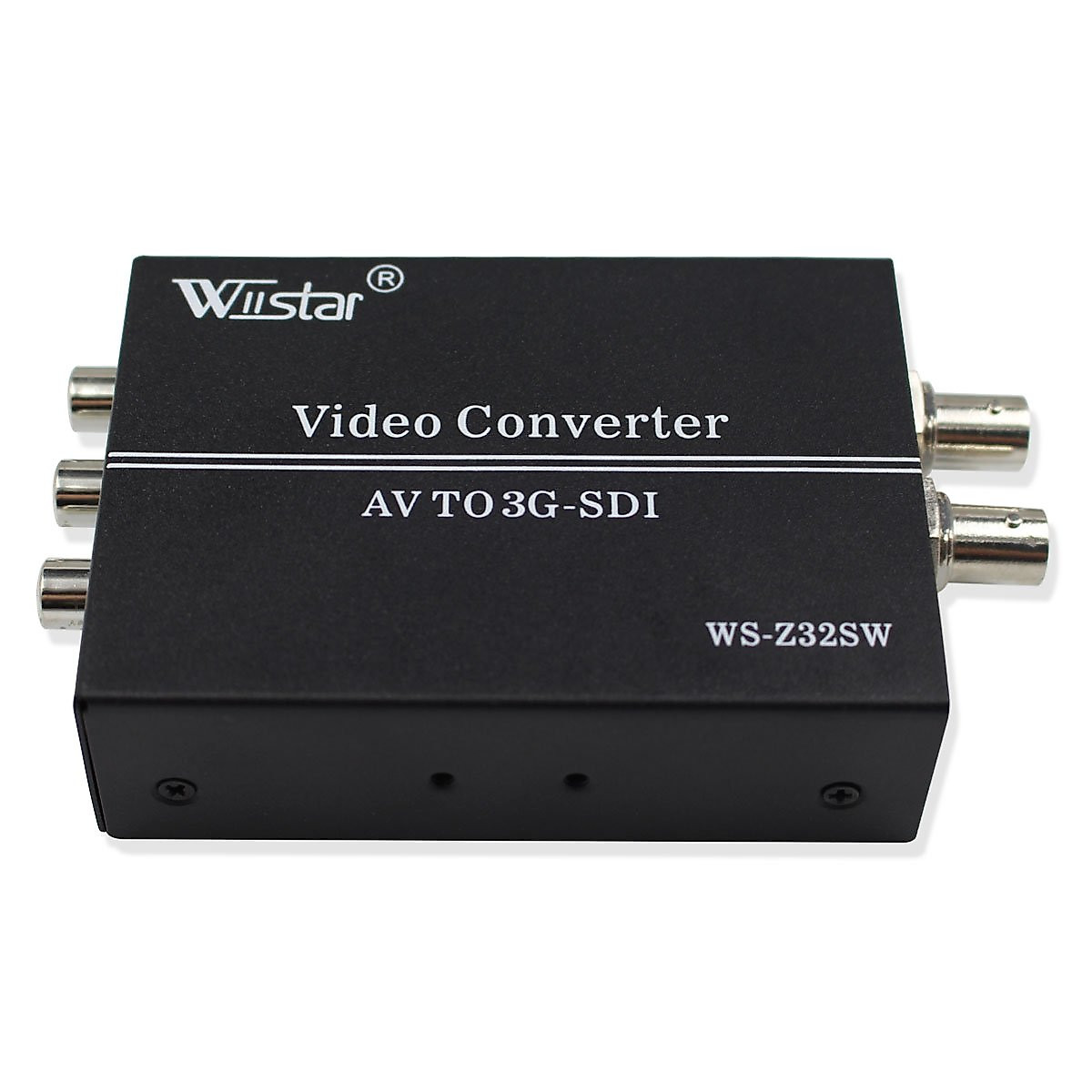 Wiistar AV CVBS to 3G-SDI Audio Video Converter Composite to SDI Converter Support 1080P for CRT HDTV to Camera