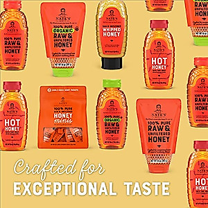Nature Nate's 100% Pure, Raw & Unfiltered Honey, 16 oz. Squeeze Bottle; All-natural Sweetener, No Additives