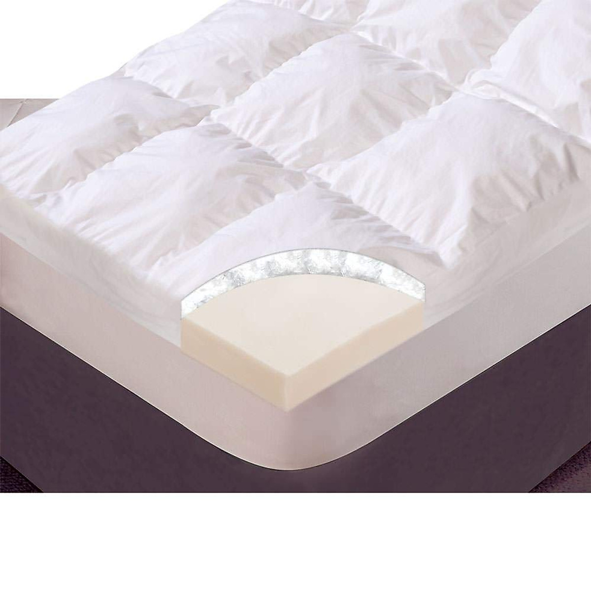 Carpenter Simply Exquisite™ Mattress Topper, Short Queen (Short Queen)