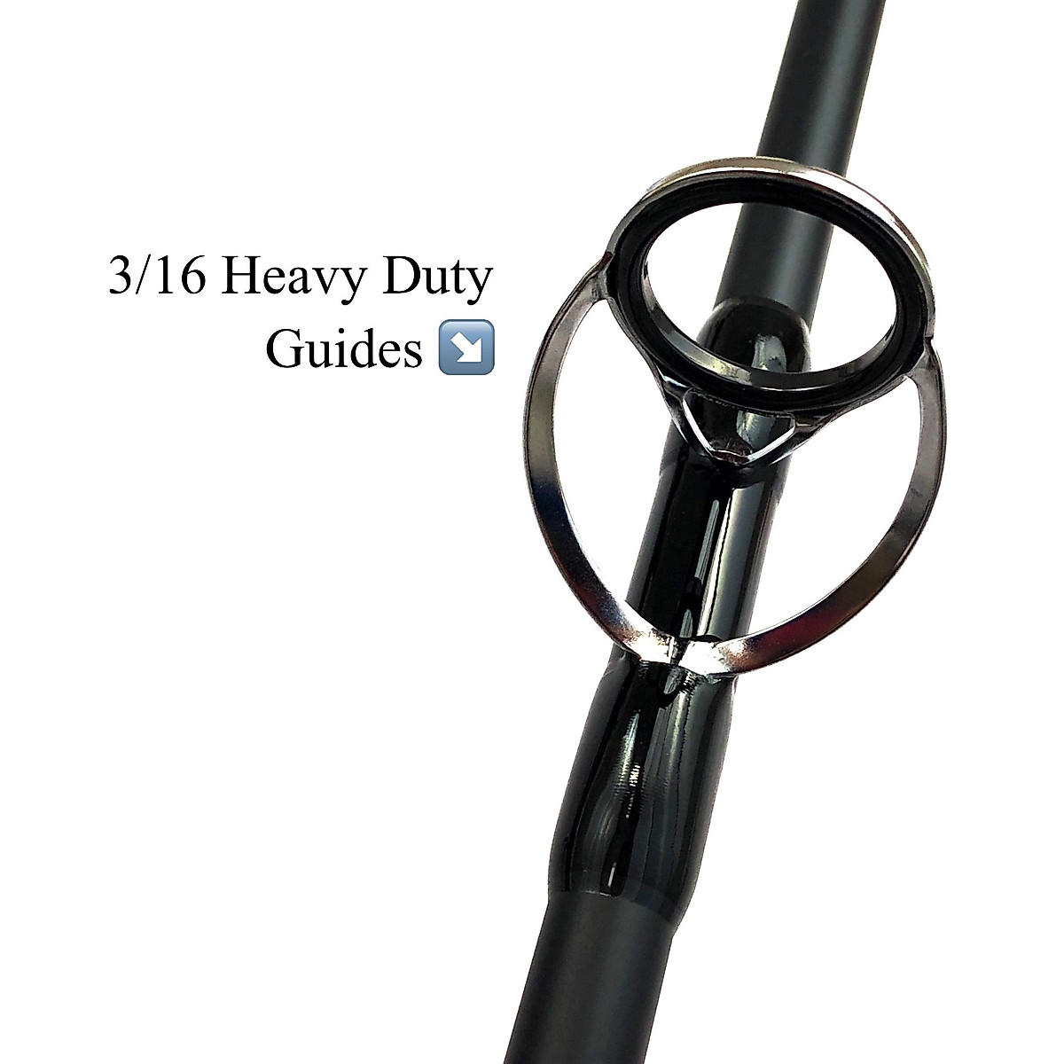 Fitzgerald Fishing Stunner HD Saltwater 5’8"-6'6” Line Weight 40-150 Lb, 80-200 Lb & 20-80 Lb, Heavy, X-Heavy & XX-Heavy Conventional Offshore or Nearshore Rods Great for Snapper, Grouper, Dolphin