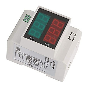 YWBL-WH Ammeter,Power Meter Digital Energy Meter LED Active Multi-Functional Power Meter for Measuring The AC Voltage and Current Din Rail with LED Display(AC80-300/100A)