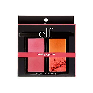 e.l.f. Powder Blush Palette, 4 Tonal Shades, Light, 0.56 oz.