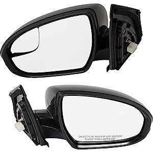 Kool Vue Driver & Passenger Side Power Heated Mirrors for Hyundai Tucson 2016-2018 With Signal Light; Without Blind Spot Monitor & Memory Paintable