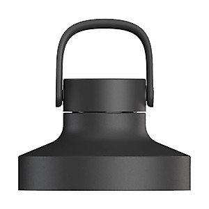 Beast Blending Vessel Drinking Lid + Carry Cap | Compatible with 1000W Beast Blender | Portable Smoothie (Carbon Black)