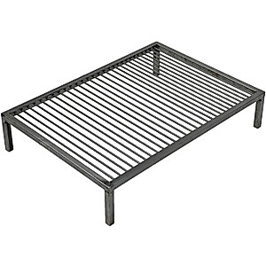 Premium Argentine Grill + Brazier - Iron Argentina Grill - BBQ Parrilla Asado - Sor Pampa Grill (32 x 20 in)