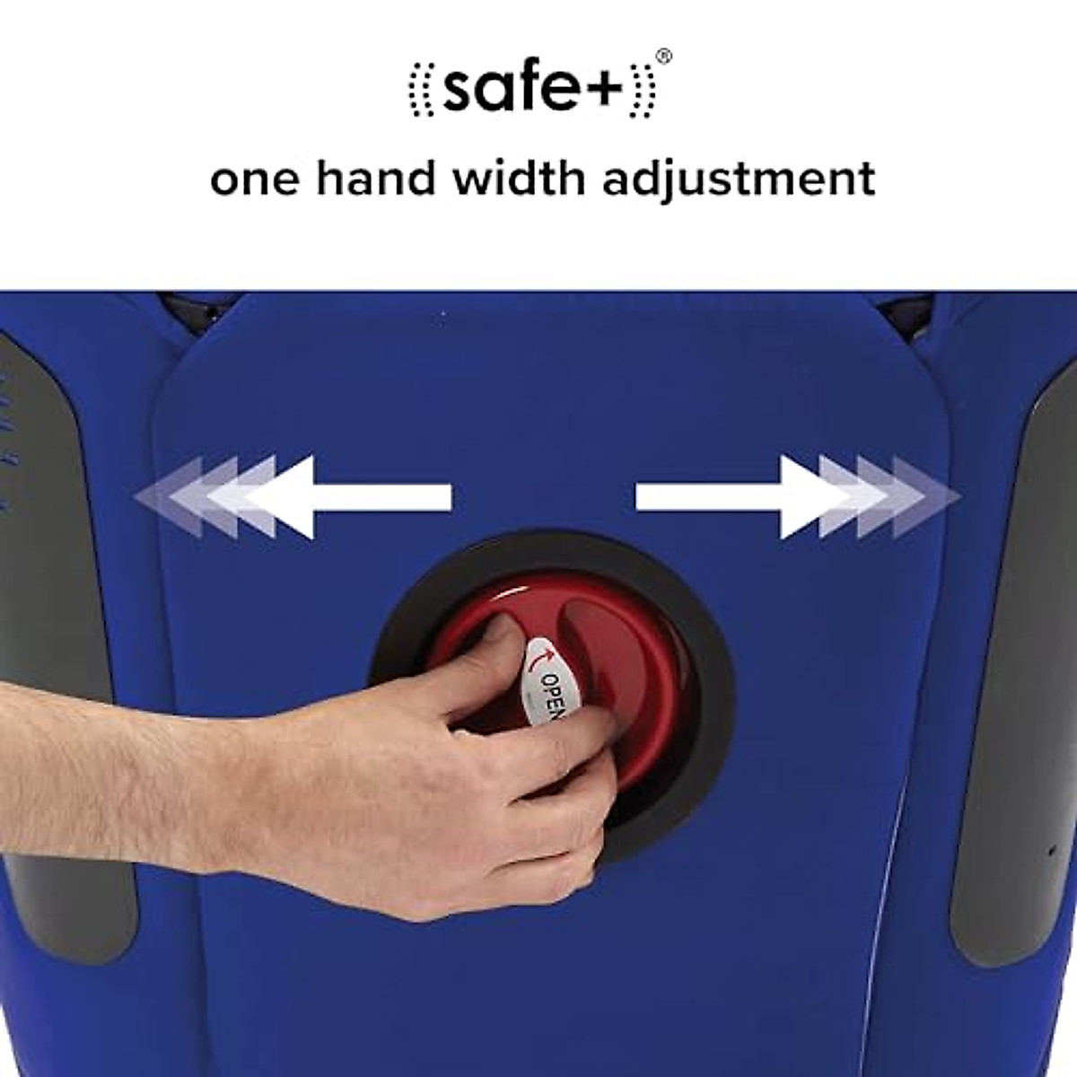 Diono Monterey 4DXT Latch, 2-in-1 High Back Booster Car Seat with Expandable Height, Width, Advanced Side Impact Protection, 8 Years 1 Booster, Blue