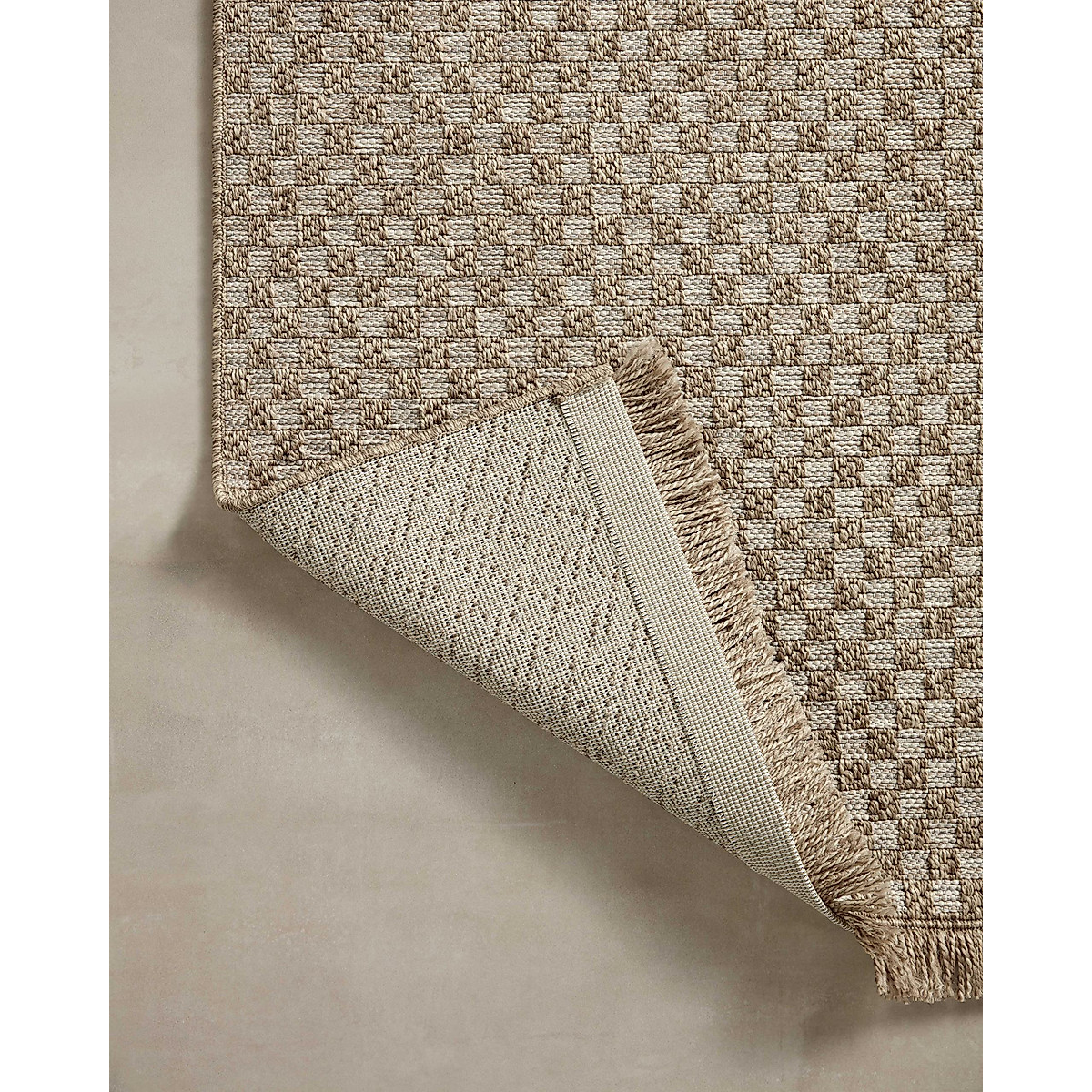 Loloi II Dawn Collection Indoor/Outdoor DAW-02 Tan 7'-8" x 10' Area Rug