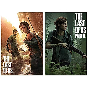POSTER STOP ONLINE The Last Of Us - Part I & II - Gaming Poster Set (Regular Styles/Game Covers) (Size 24 x 36 each)