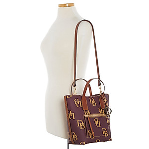 Dooney & Bourke Handbag, Monogram Brinley Shoulder Bag - Wine
